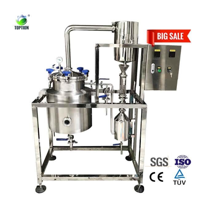 50L 100L Essential Oil Extraction Machine Aromatherapy Steam ...